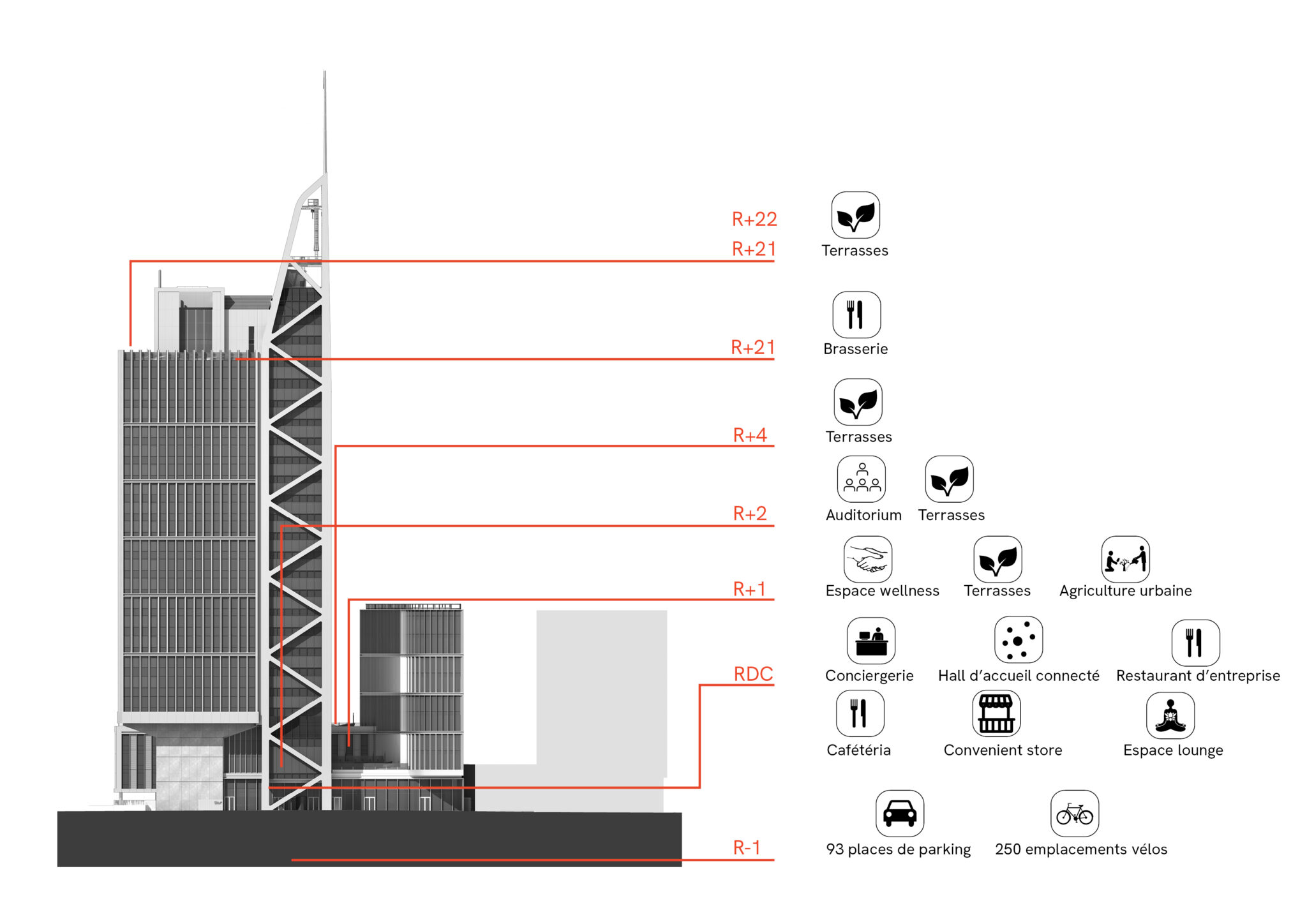 Silex² Tower - Solvay Headquarters - Arte Charpentier