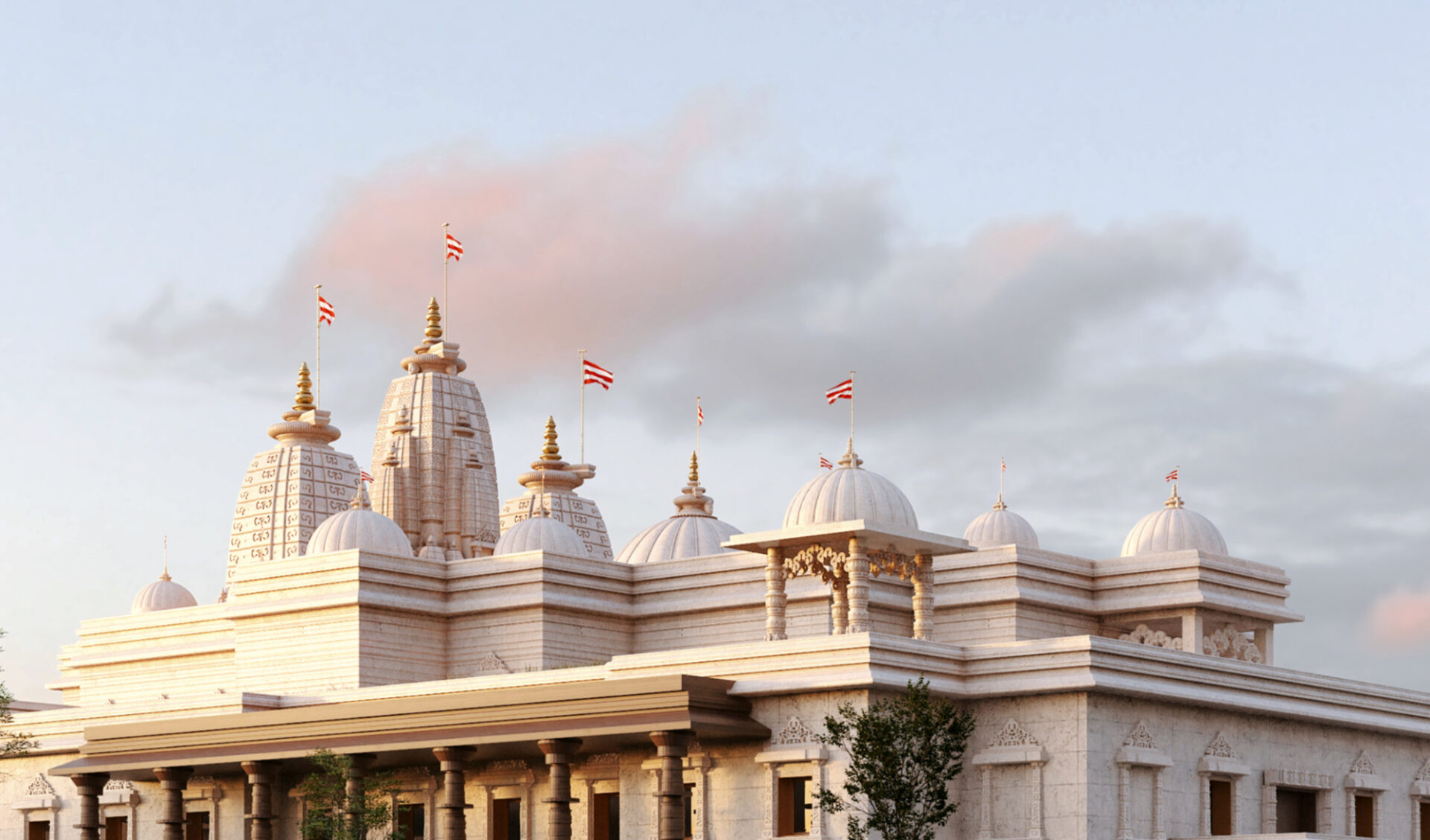 BAPS Mandir Paris Hindu Temple - Religious architecture - Arte Charpentier